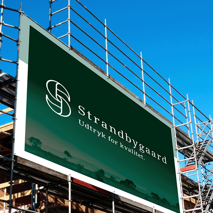 Stillladsbanner (meshbanner) med eget print - Bestil onlline her